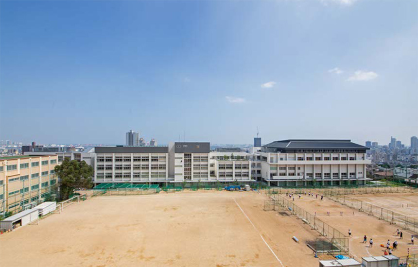 Kobe Kamitsutsui Elementary school / Kobe Tsutsuidai Junior high school ...